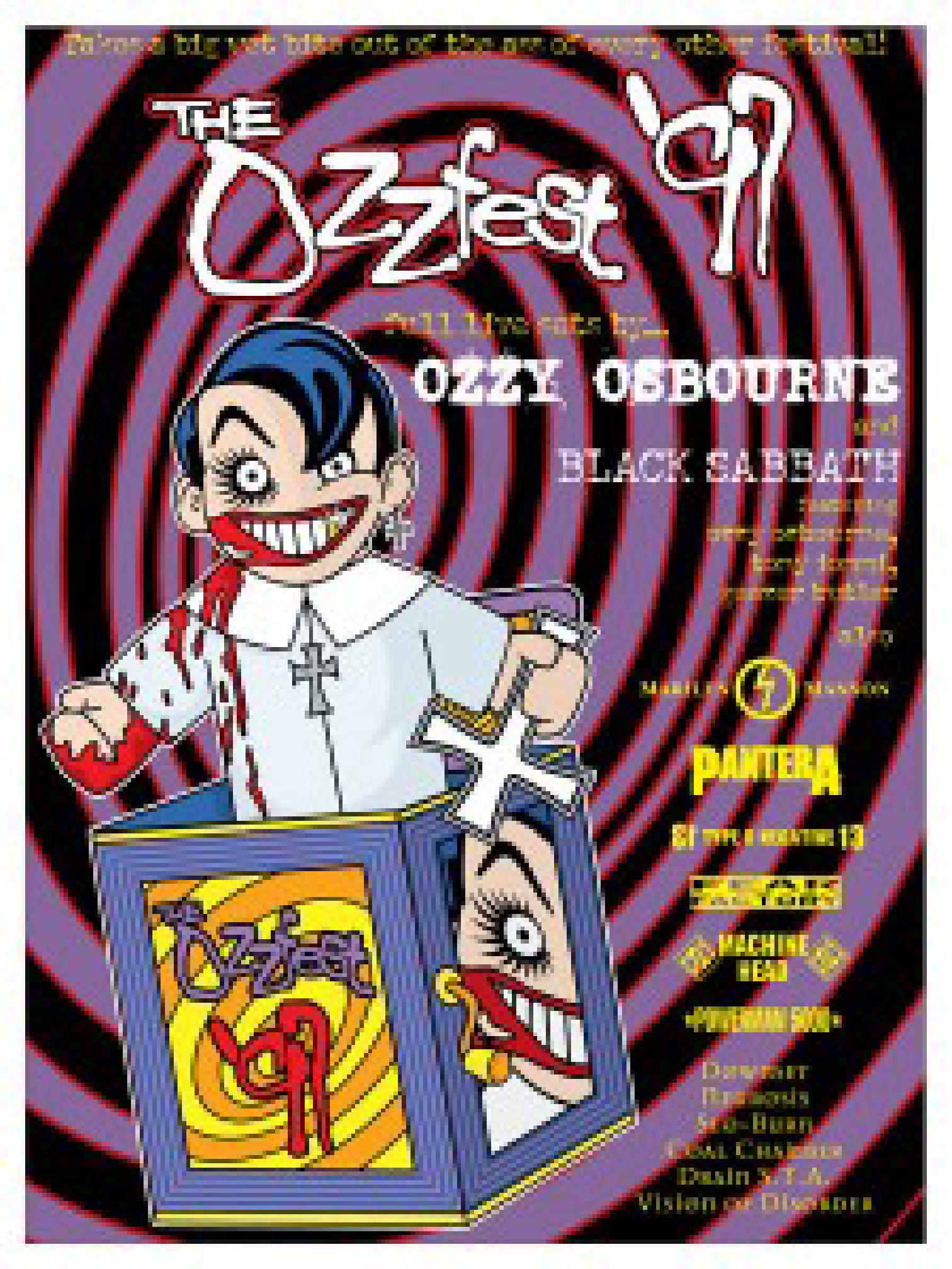 Concert Memories: BLACK SABBATH, OZZY OSBOURNE, PANTERA, TYPE O ...